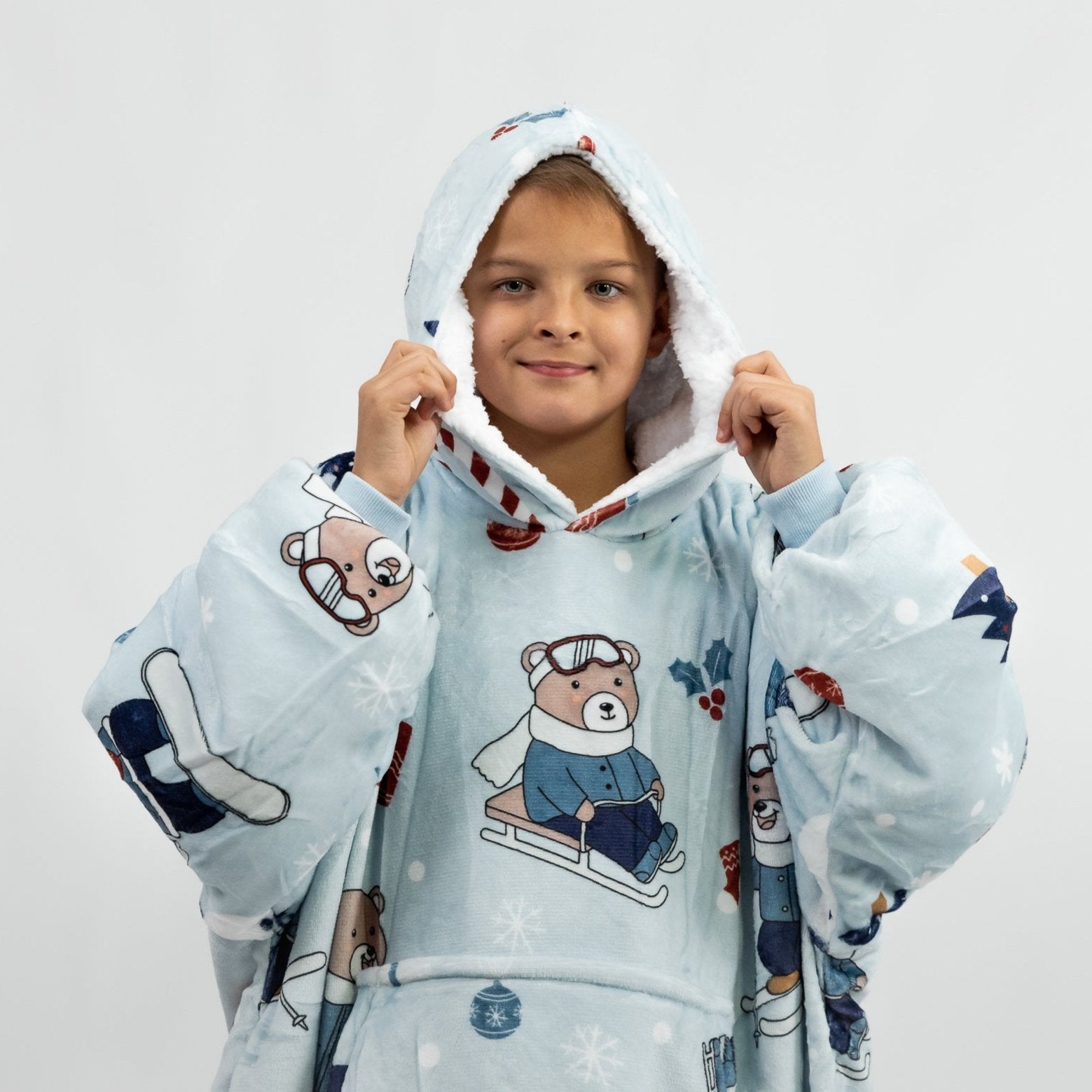 Síelő Macis Puló (Gyerek) – PulóWear